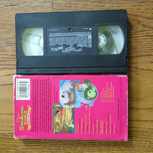 Disney | Other | Set Of 2 Vintage Disney Princesses Vhs Tapes Movies ...